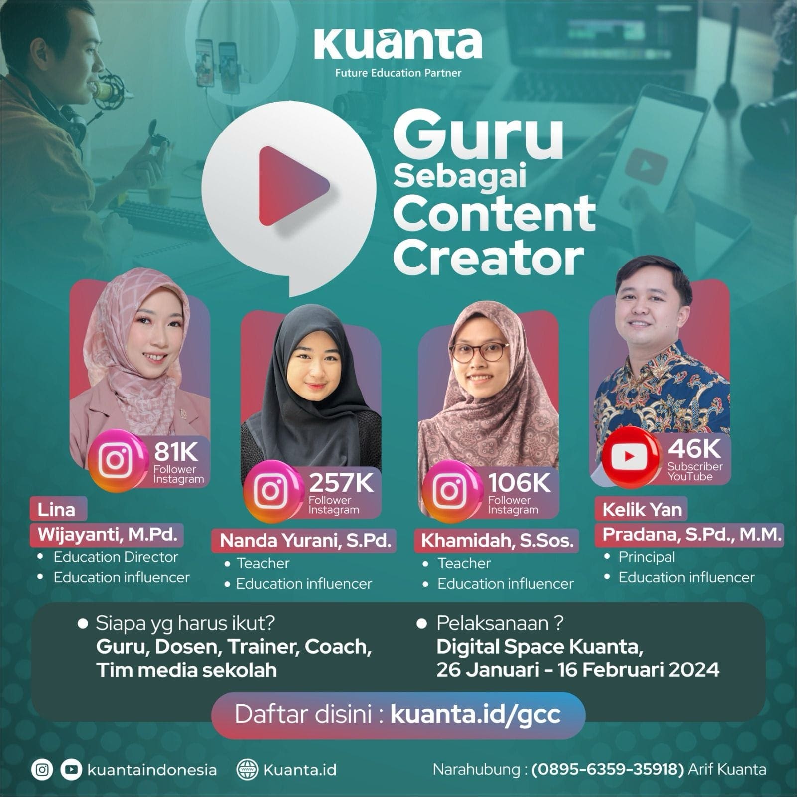Guru As Content Creator - KUANTA